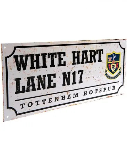 Spurs Street Sign - WHITE — PREMIER SPORTS