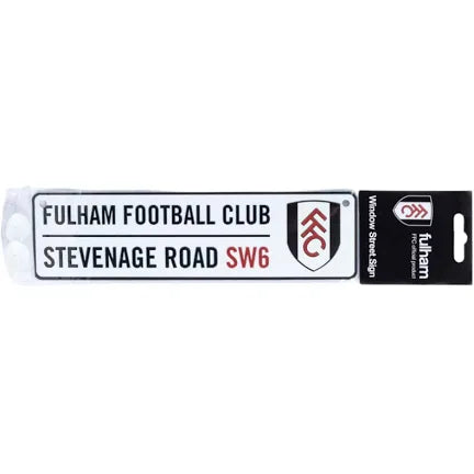 Fulham Street Sign-white – PREMIER SPORTS